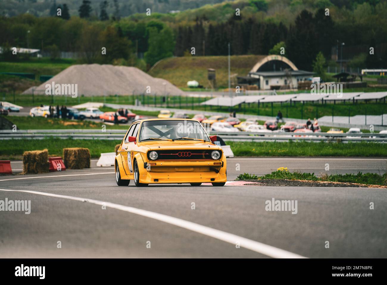 Audi 50 Racecar - At the Pista & Piloti Hillclimb 2022 Stock Photo - Alamy