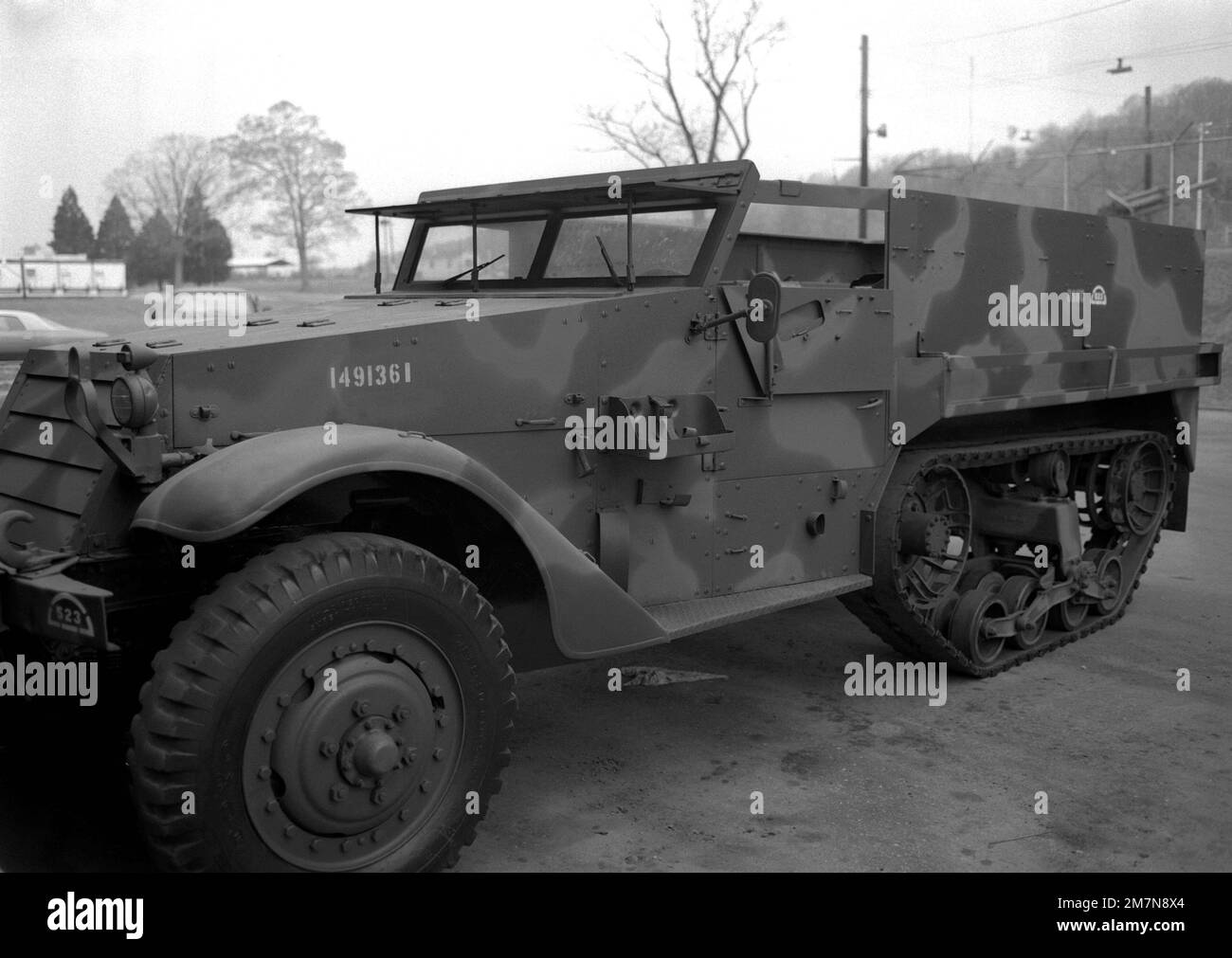 Half track m3 personnel carrier Black and White Stock Photos & Images ...
