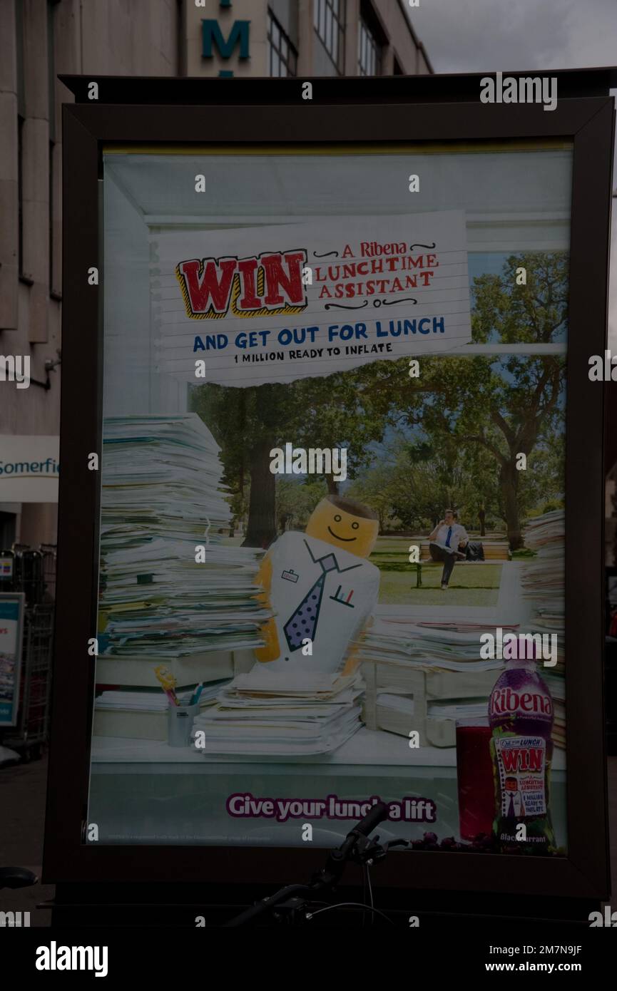 Ribena Advert from 2009 Stock Photo - Alamy