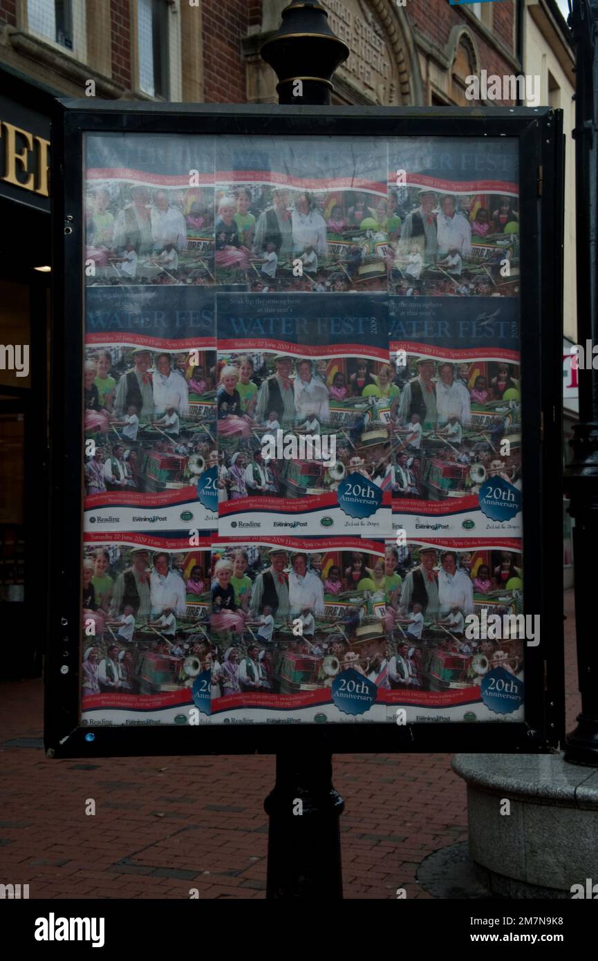 20th WaterFest - 2009 - Reading, Berkshire Advert Stock Photo - Alamy