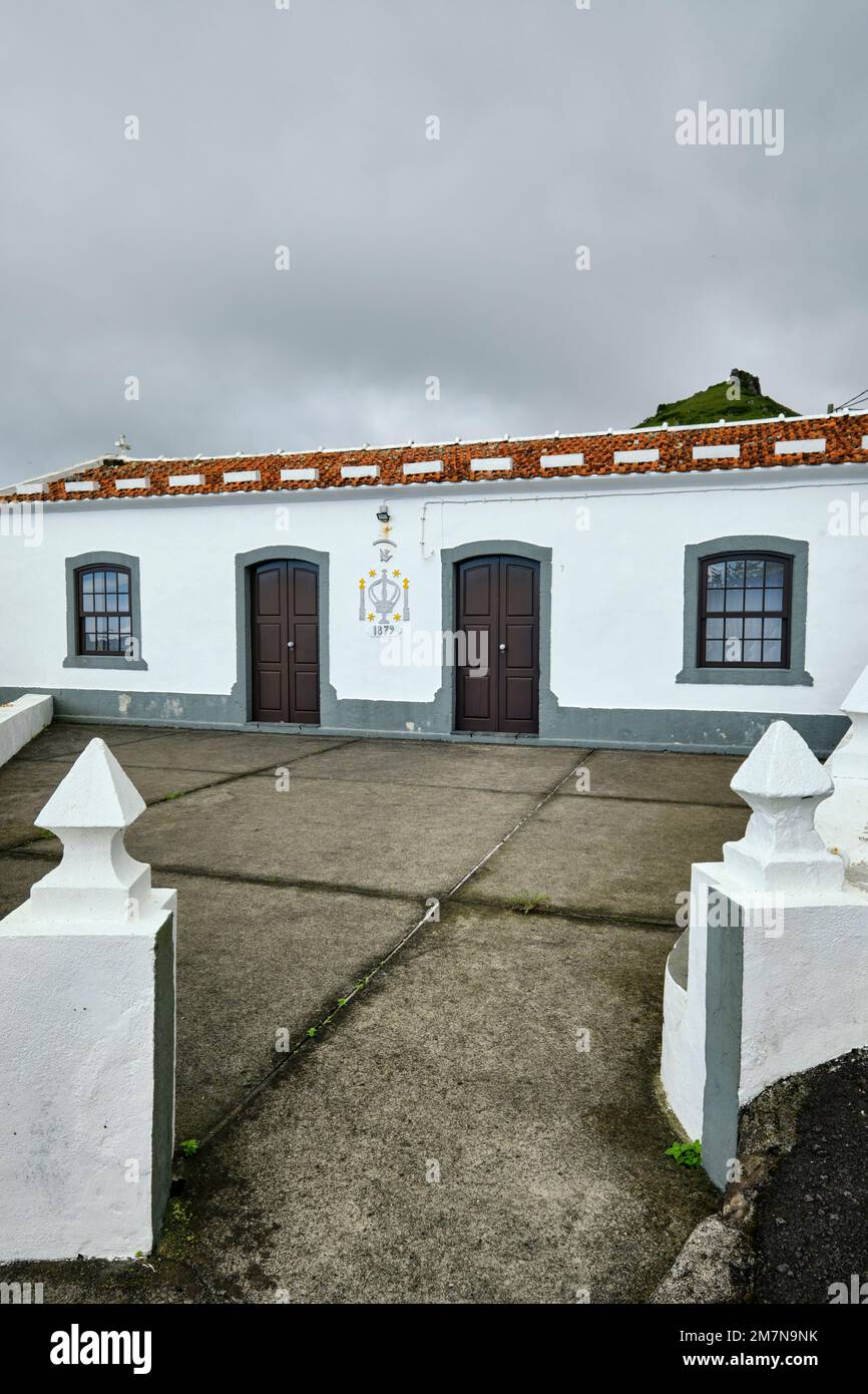 The house of the Holy Spirit (imperio). Mosteiro, Flores island. Azores ...