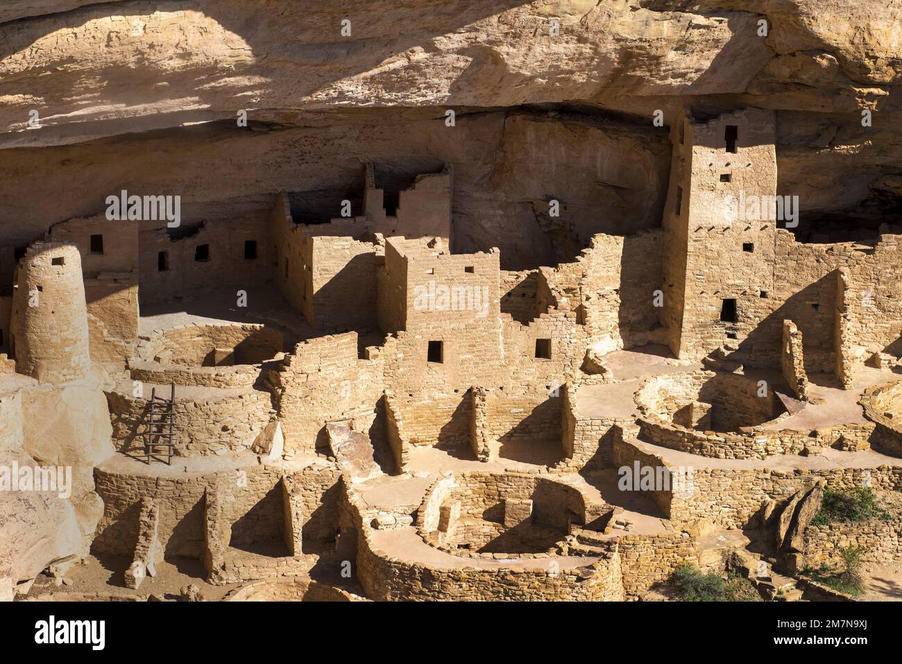 Mesa Verde National Park in Colorado. Ancestral Puebloan cliff ...