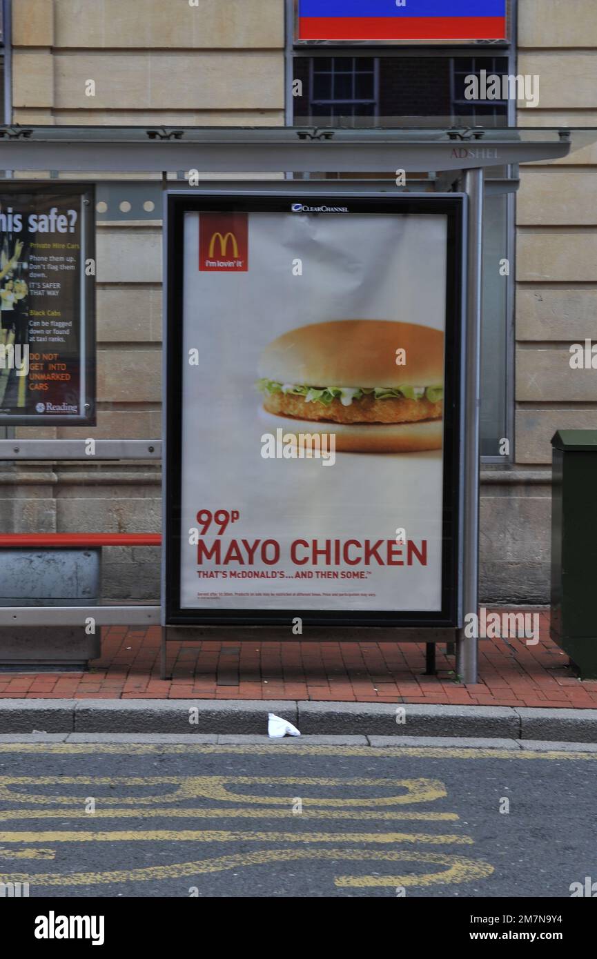 McDonalds 99p Mayo Chicken advert 2009 Stock Photo - Alamy