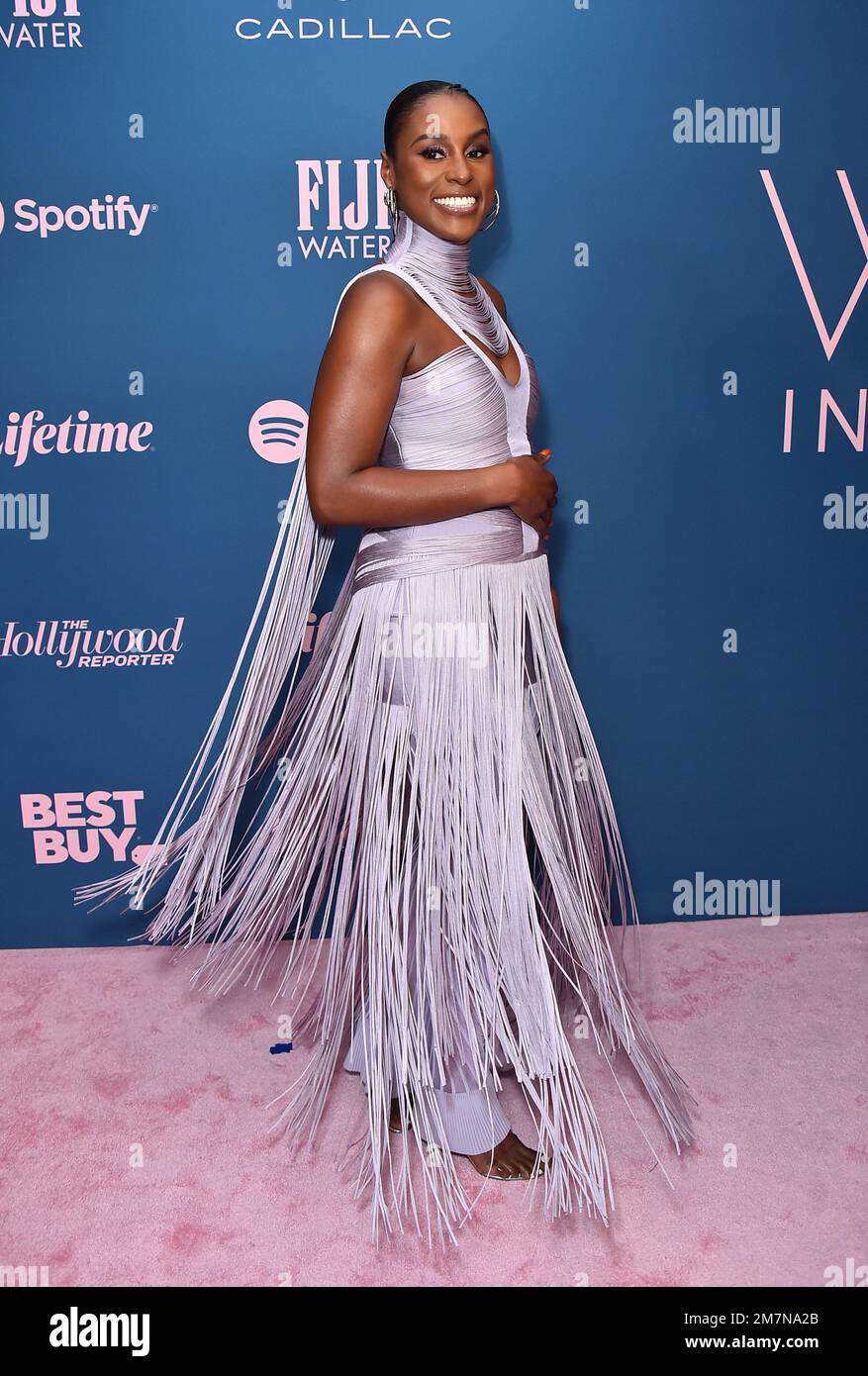 Issa Rae arrives at The Hollywood Reporter's Women in Entertainment ...
