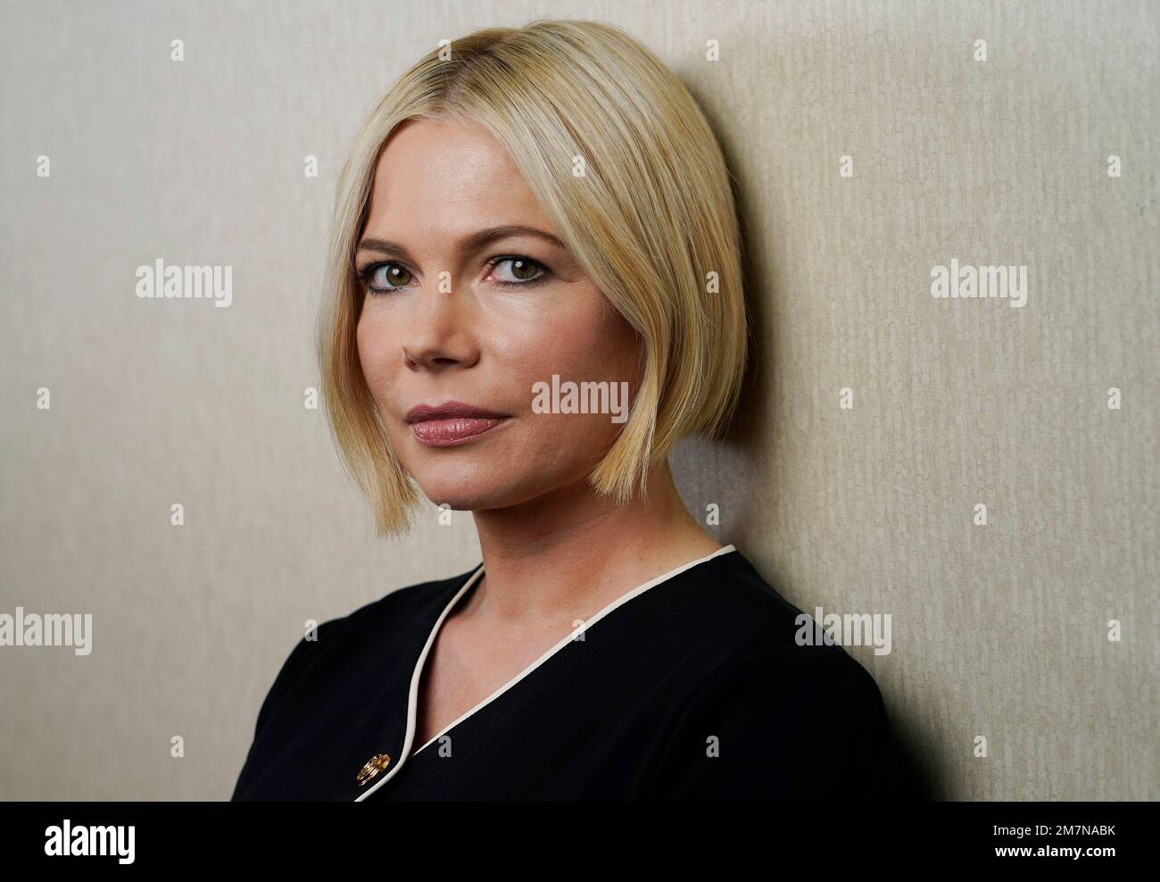 Michelle Williams, a cast member in the film "The Fablemans," poses for ...
