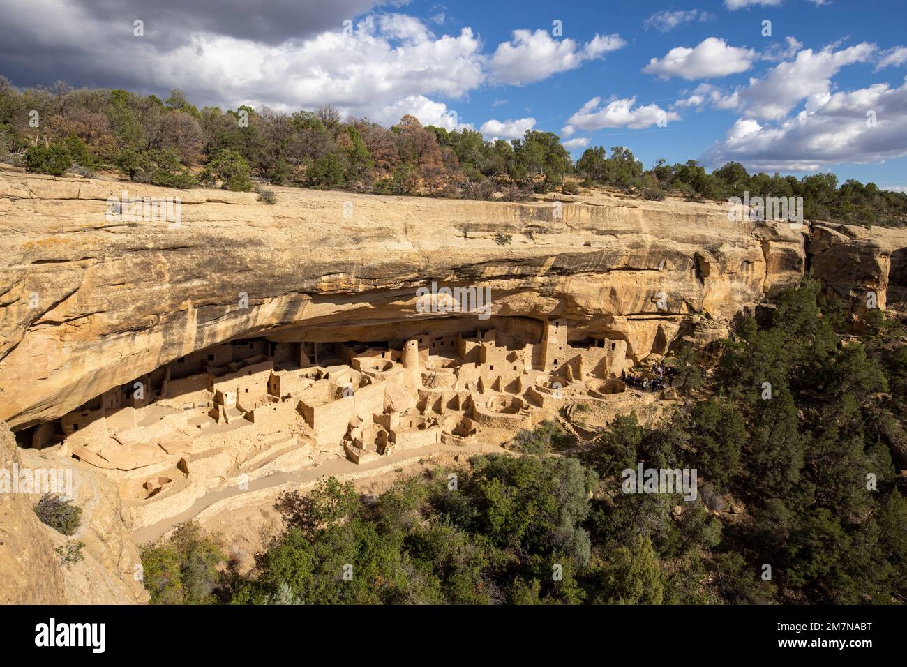 Mesa Verde National Park in Colorado. Ancestral Puebloan cliff ...