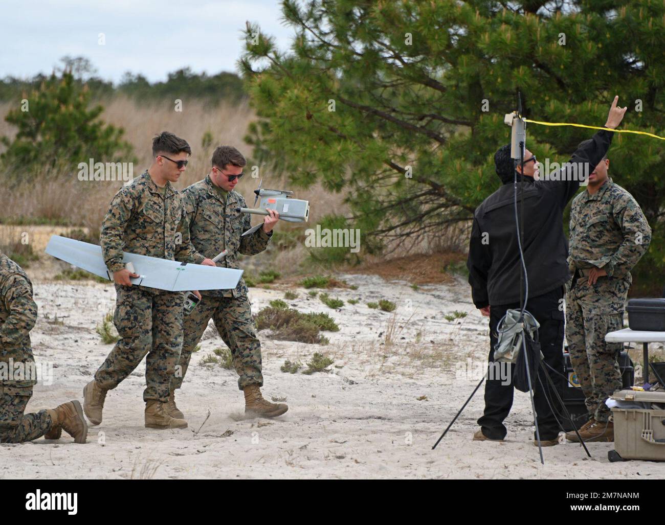 The soldiers of the 25th Marine Regiment come from Fort Devens, MA ...