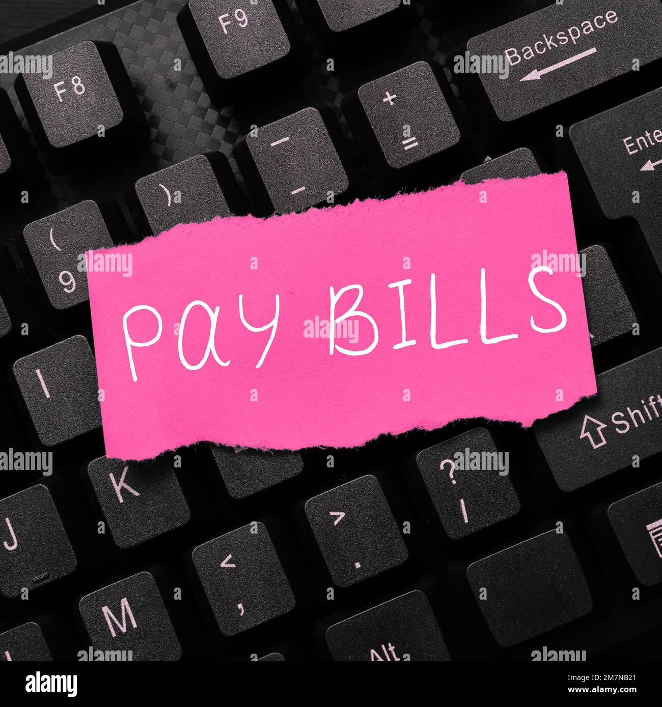 Conceptual display Pay Bills. Concept meaning list of expenses to be ...