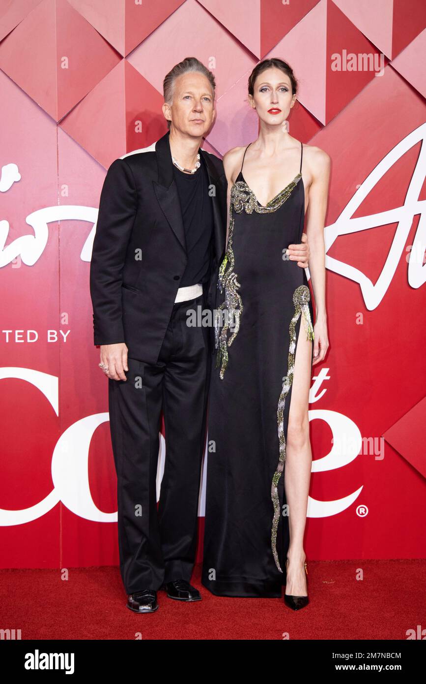 Jefferson Hack and Anna Cleveland pose for photographers upon arrival ...