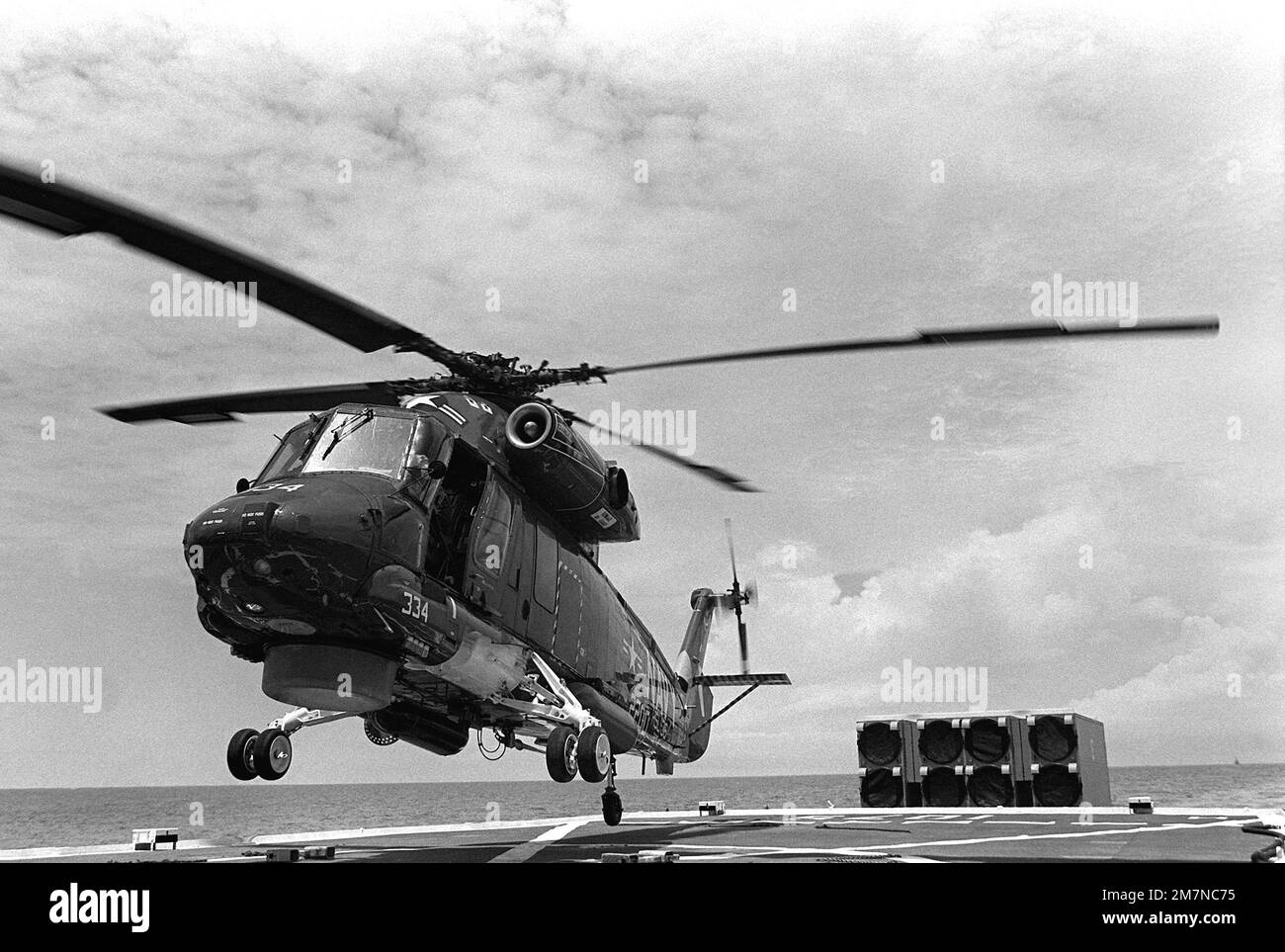 An SH-2 Seasprite light airborne multi-purpose system (LAMPS ...