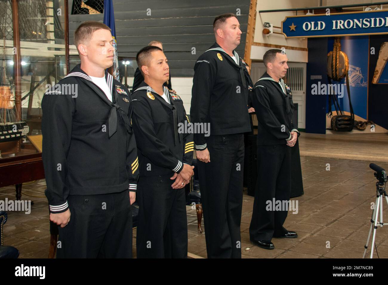From left, Air Traffic Controller 1st Class (AC1) Damon Haney, from ...