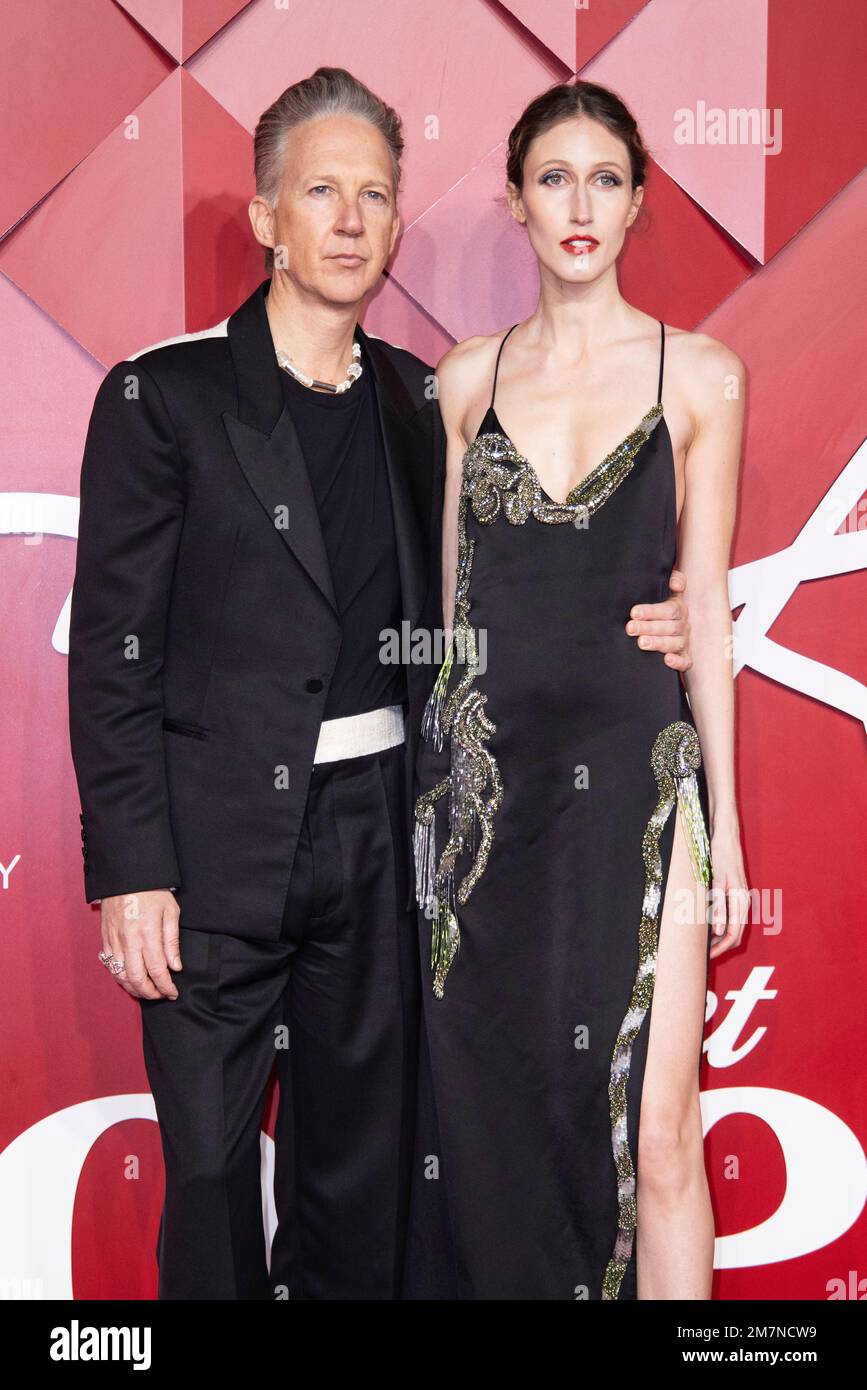 Jefferson Hack and Anna Cleveland pose for photographers upon arrival ...