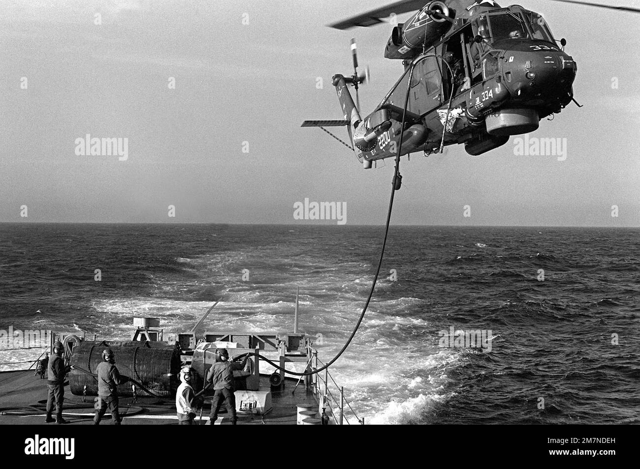 An SH-2F Seasprite light airborne multi-purpose system (LAMPS ...