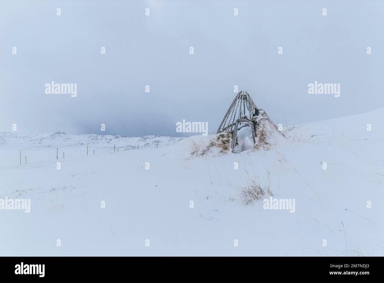 Teepee snow hi-res stock photography and images - Alamy