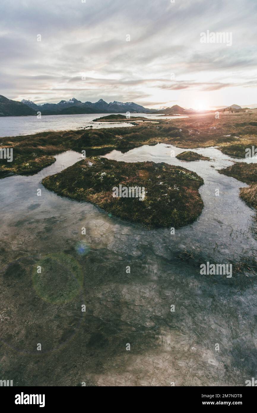 Nordic coastal landscape with rocks hi-res stock photography and images ...