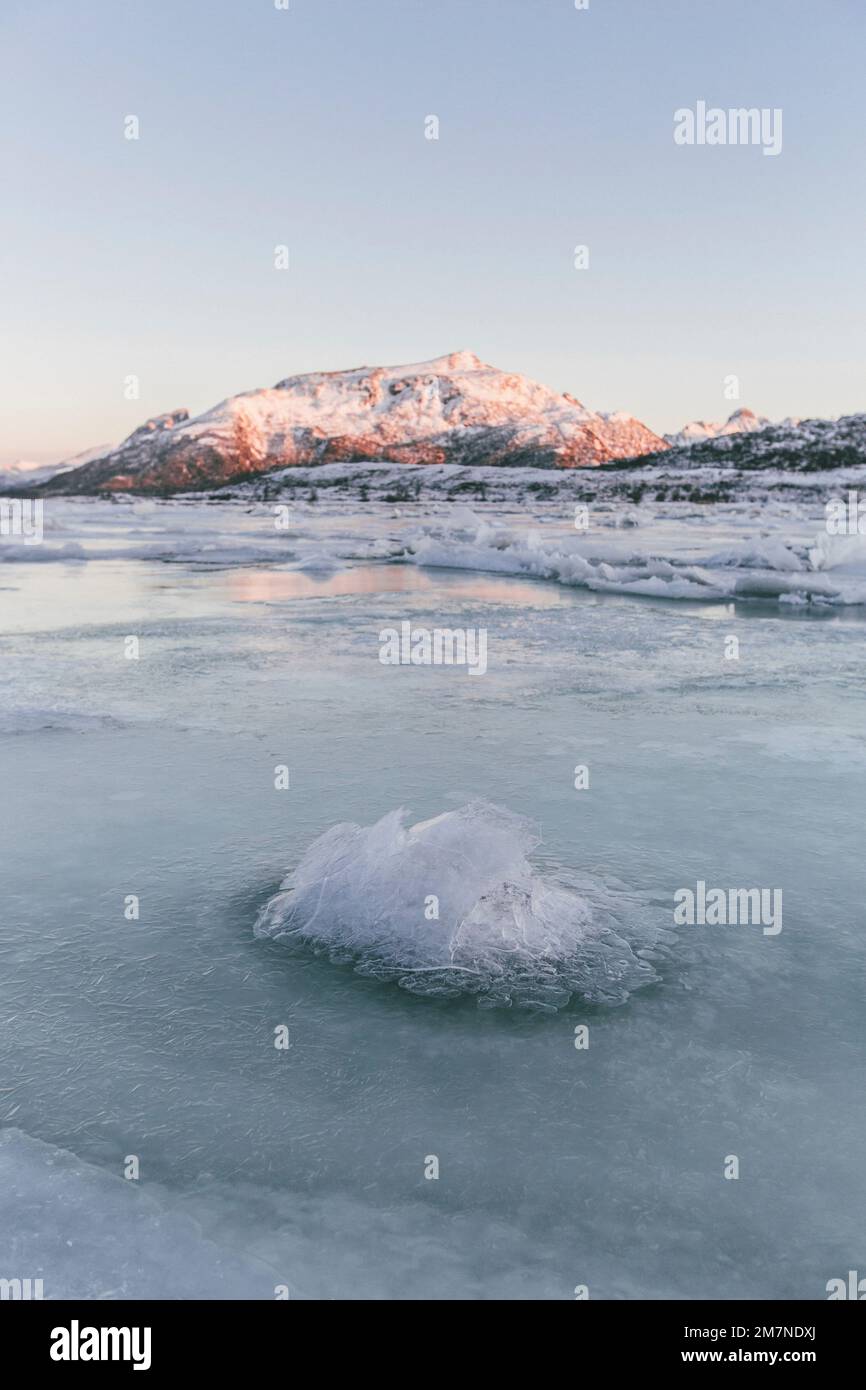 Frozen ice floe in vesteralen hi-res stock photography and images - Alamy