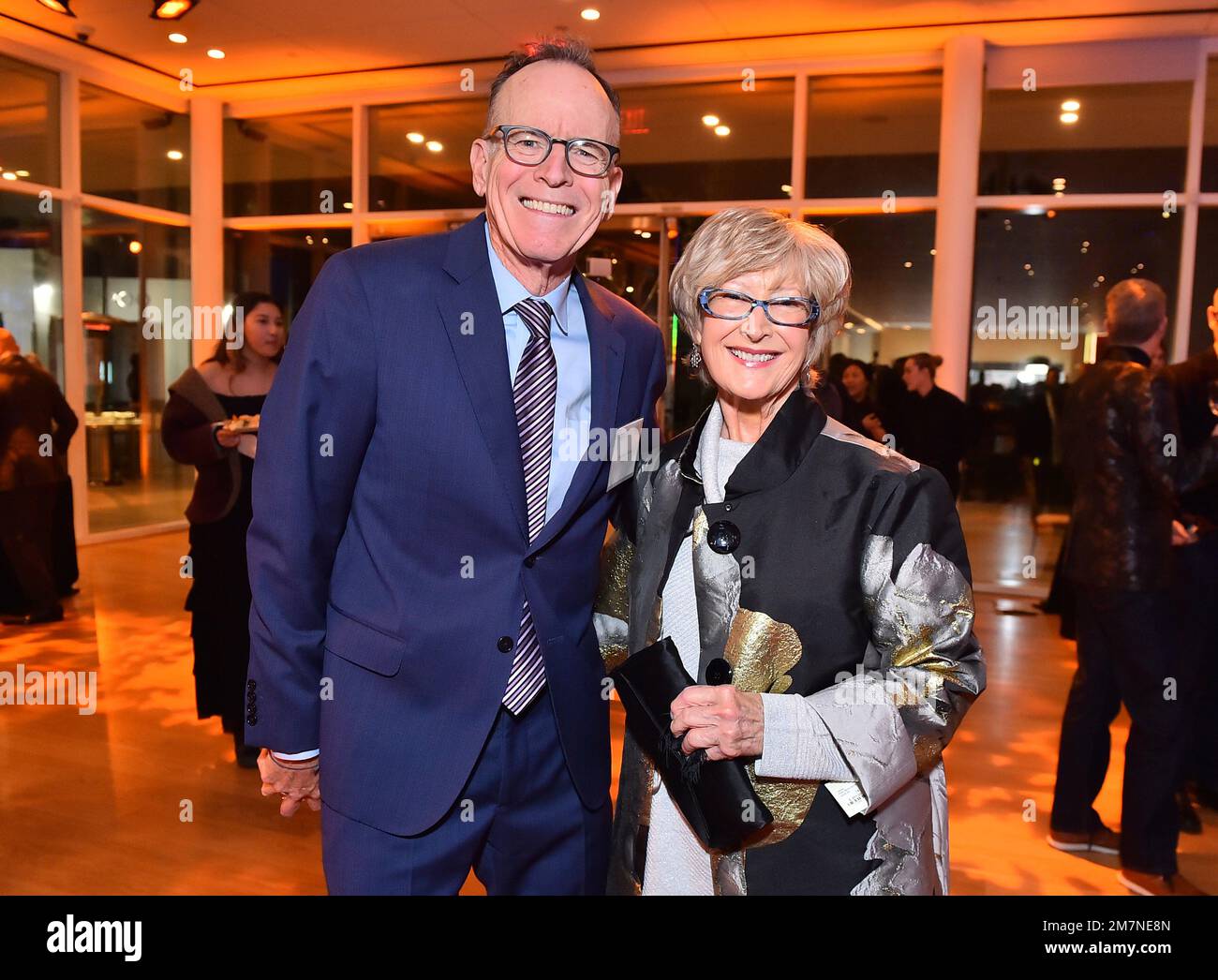 Jonathan Murray, left, and Margaret Loesch are seen at The Interviews ...