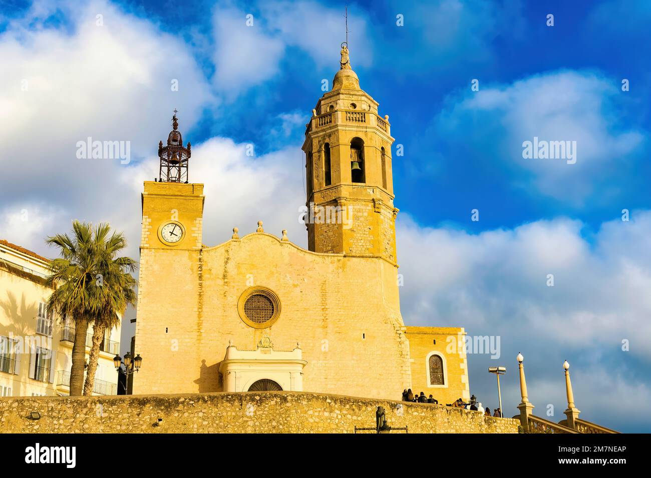 Prespective view of the church of Saint Bartholomew and Saint Tecla in ...