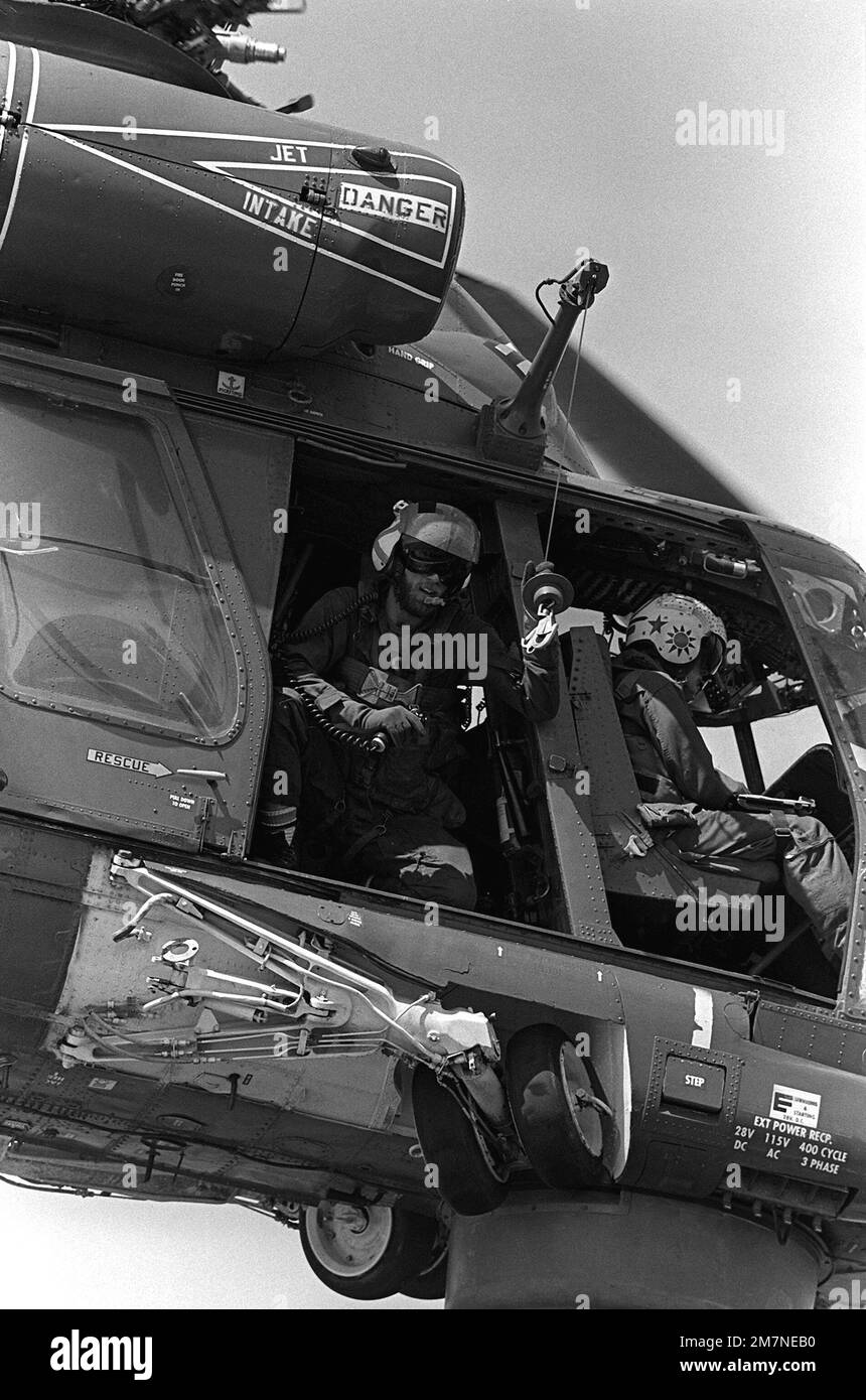 A Light Helicopter Anti-submarine Squadron 36 (HSL-36) SH-2F Seasprite ...