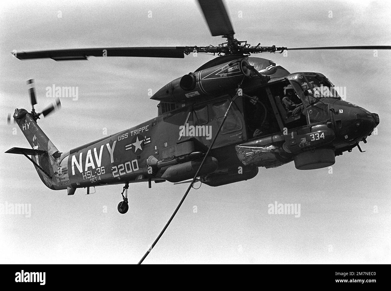 An SH-2F Seasprite light airborne multi-purpose system (LAMPS ...