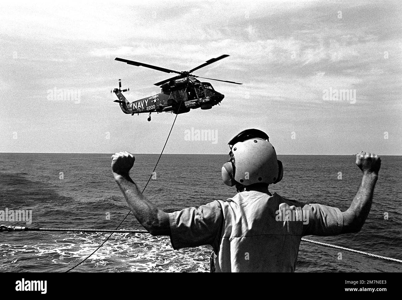 A Light Helicopter Anti-submarine Squadron 36 (HSL-36) SH-2F Seasprite ...