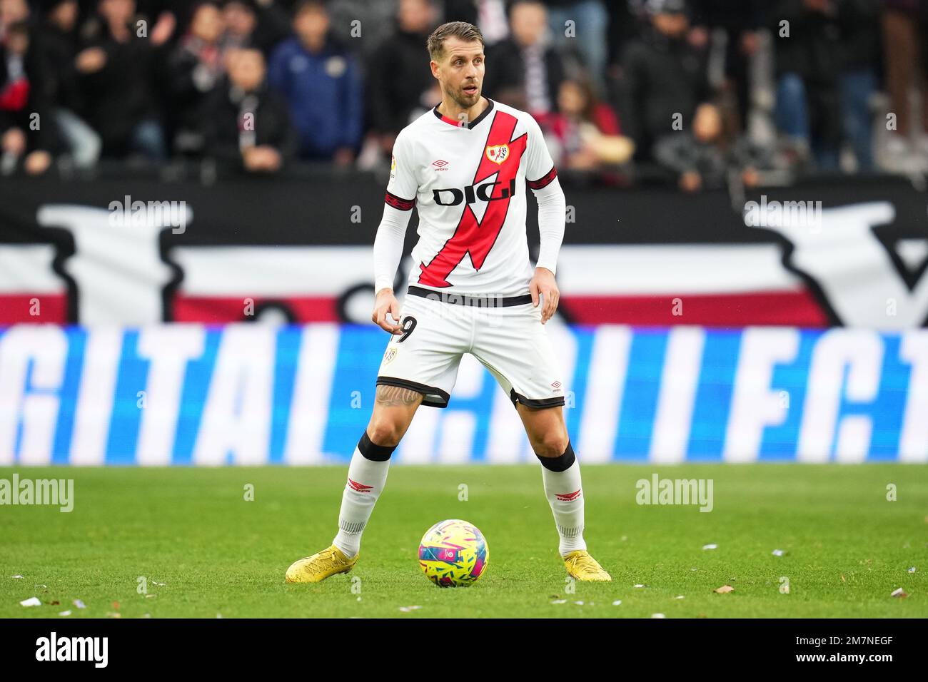 Florian Lejeune of Rayo Vallecano during the La Liga match between Rayo ...