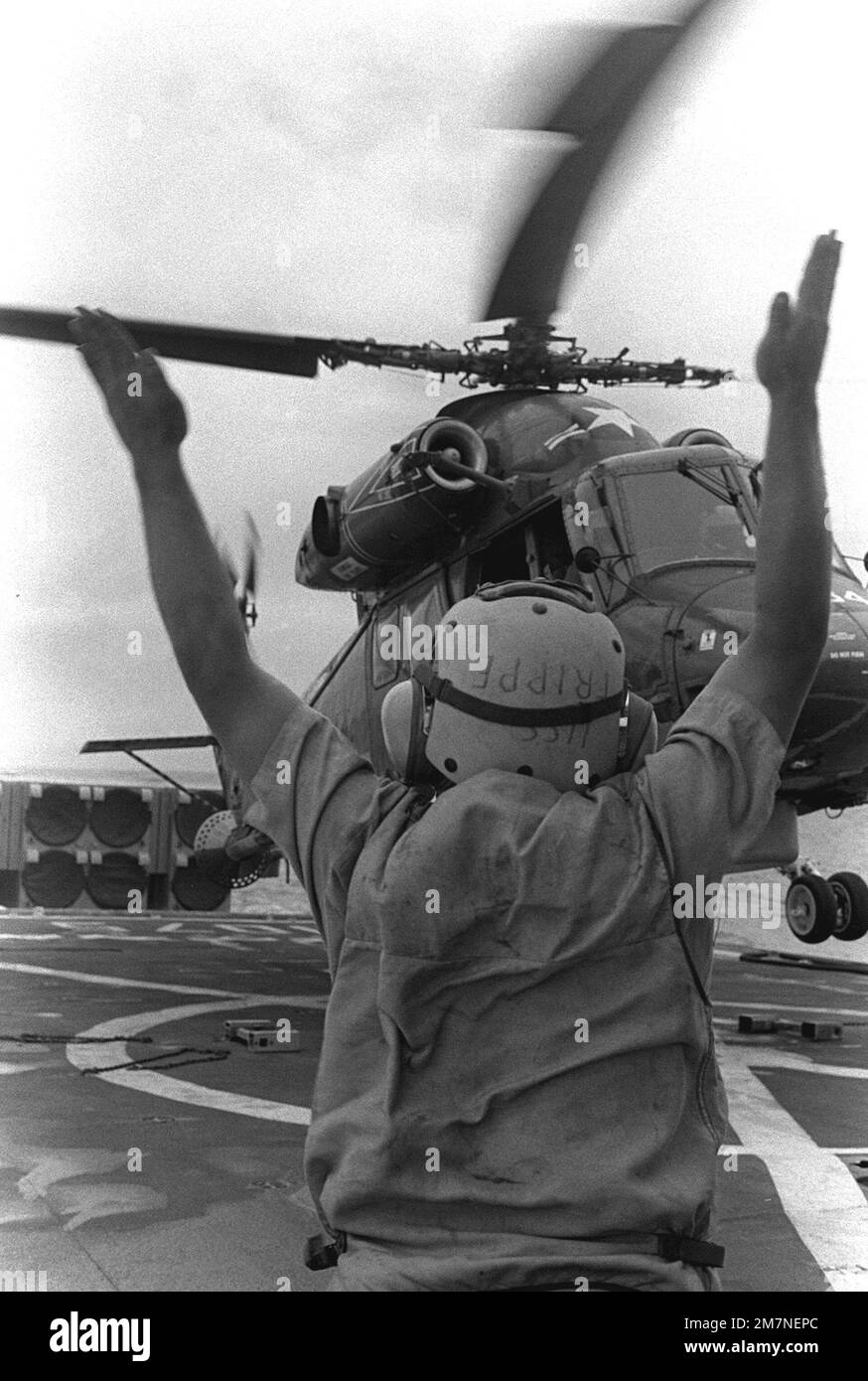 A Light Helicopter Anti-submarine Squadron 36 (HSL-36) SH-2F Seasprite ...