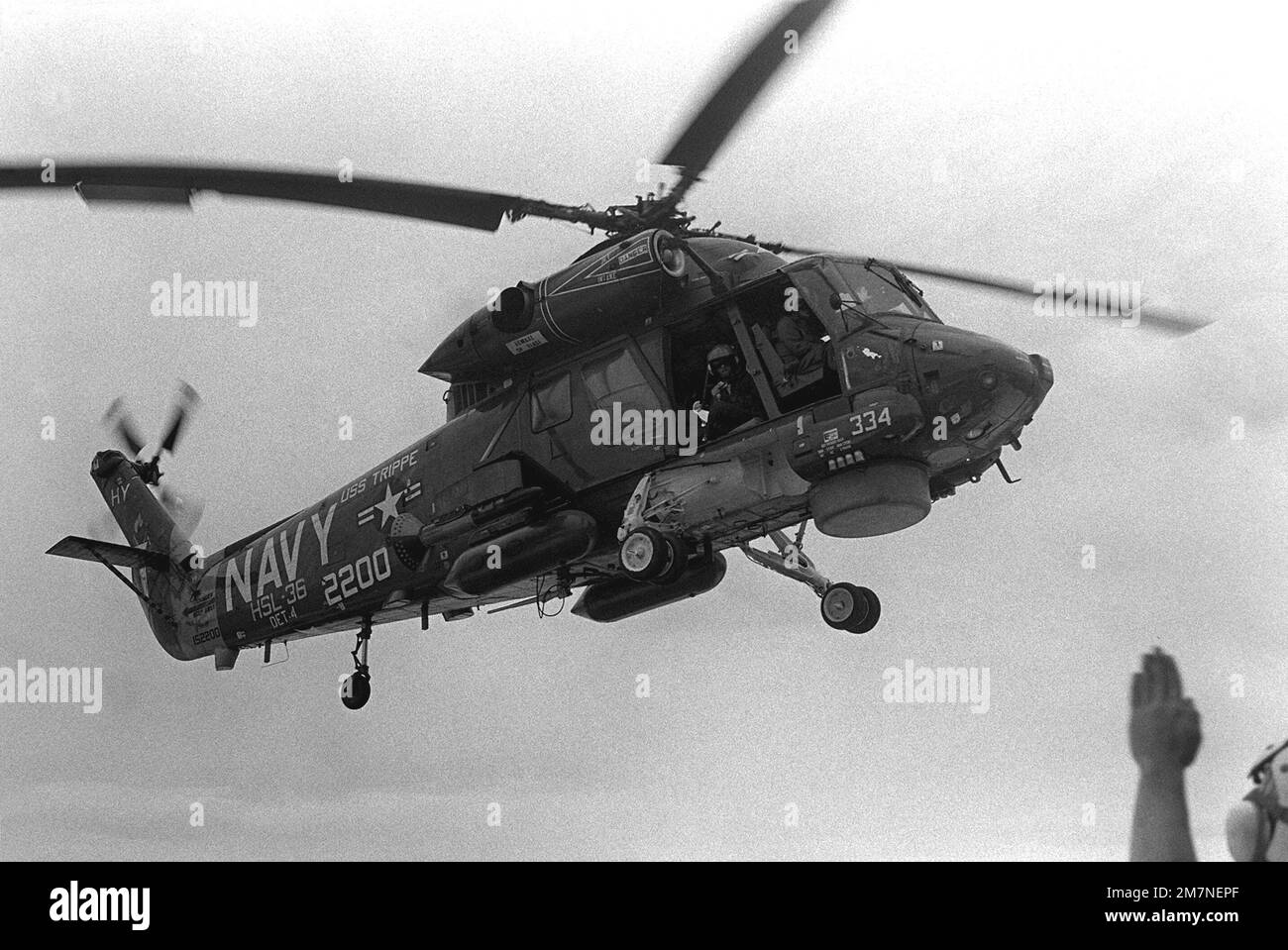 A Light Helicopter Anti-submarine Squadron 36 (HSL-36) SH-2F Seasprite ...