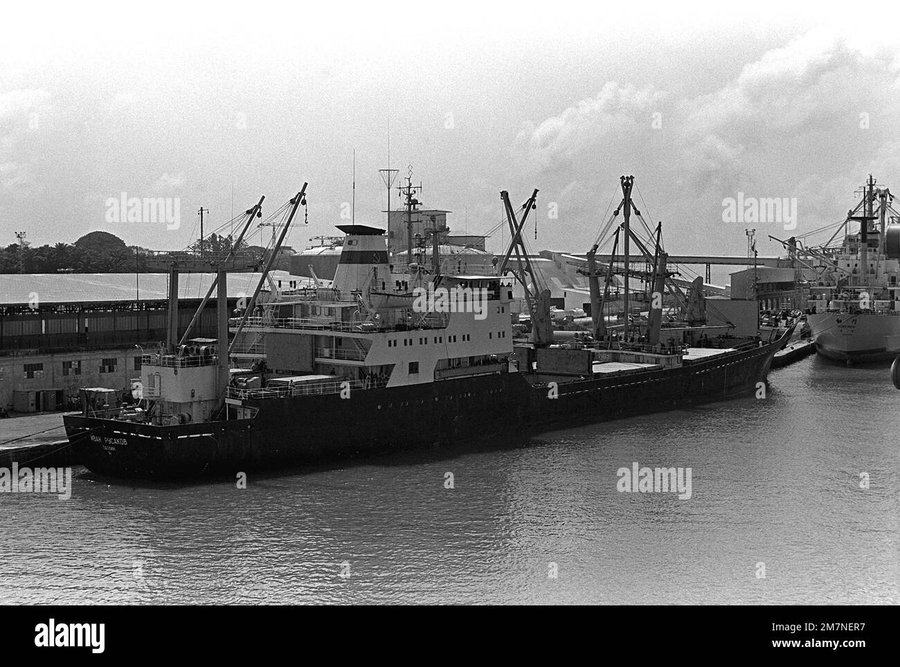 Soviet cargo ship Black and White Stock Photos & Images - Alamy