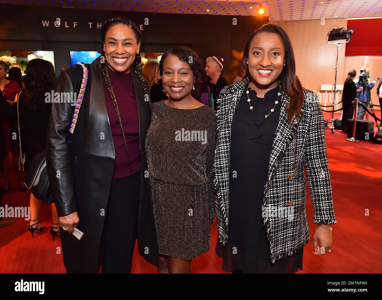 Jamila Hunter, from left, Nne Ebong and Miracle Bizira are seen at The ...