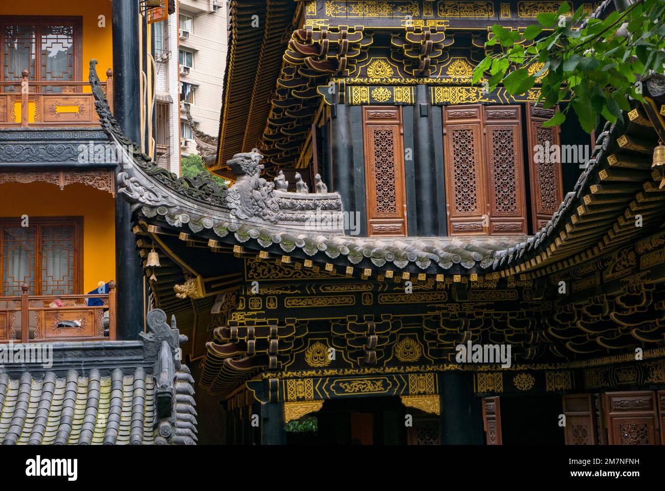 Arhat Temple, Louhan Temple, Chongquin, China Stock Photo - Alamy
