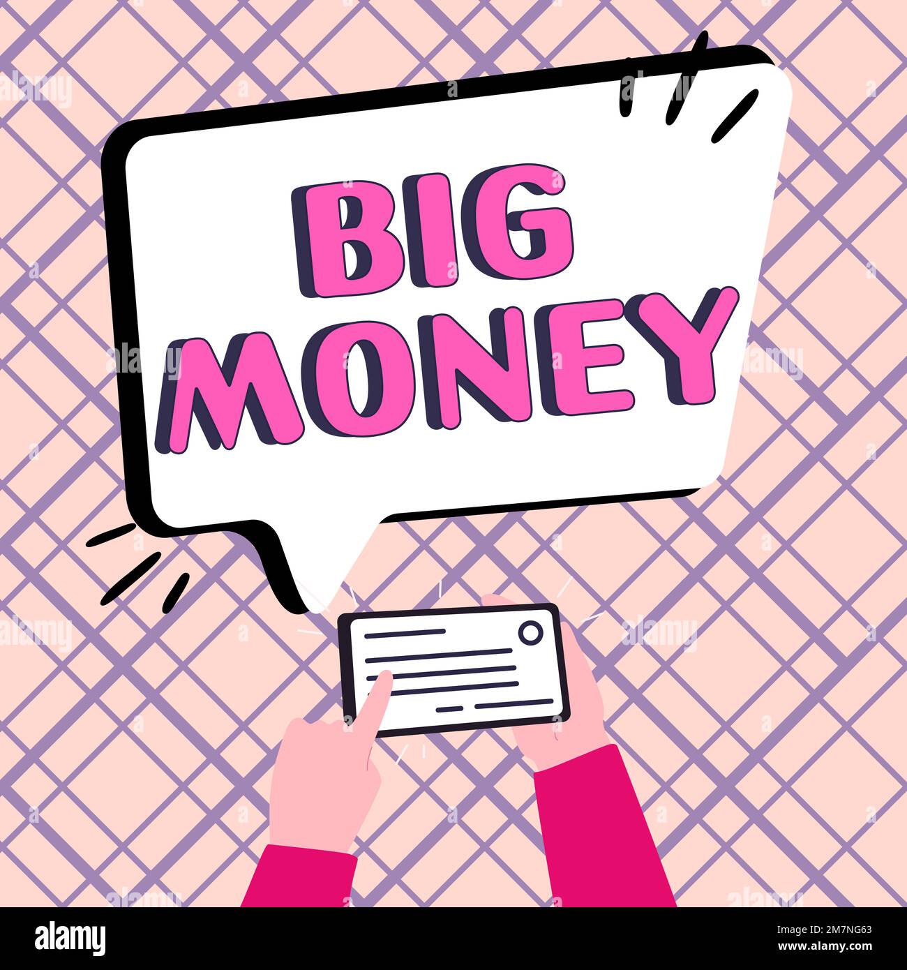 Writing displaying text Big Money. Business concept Pertaining to a lot ...