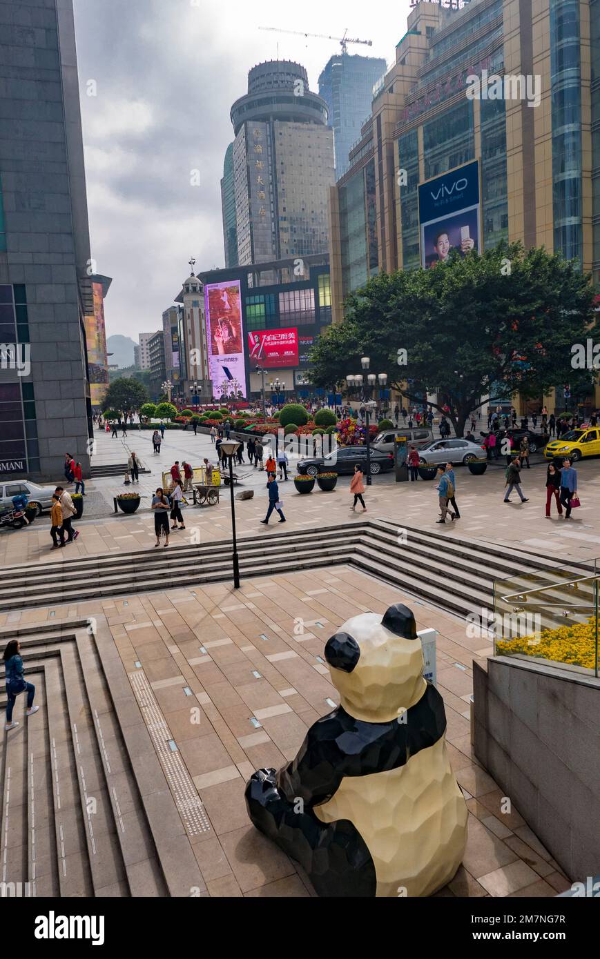 Chongqing peoples liberation monument liberation hi-res stock ...