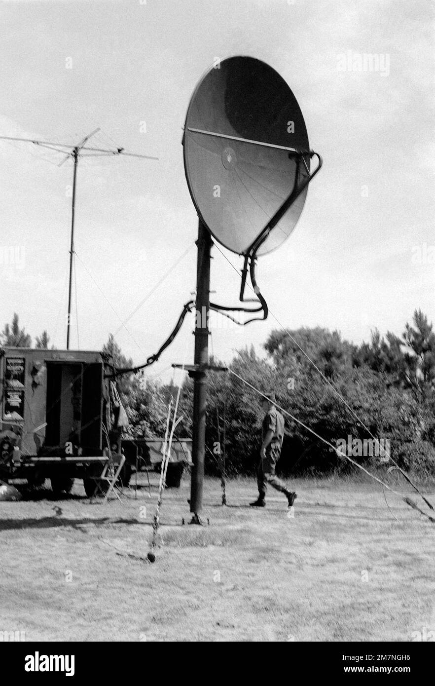 Camp site for the tactical air command center of Marine Wing ...