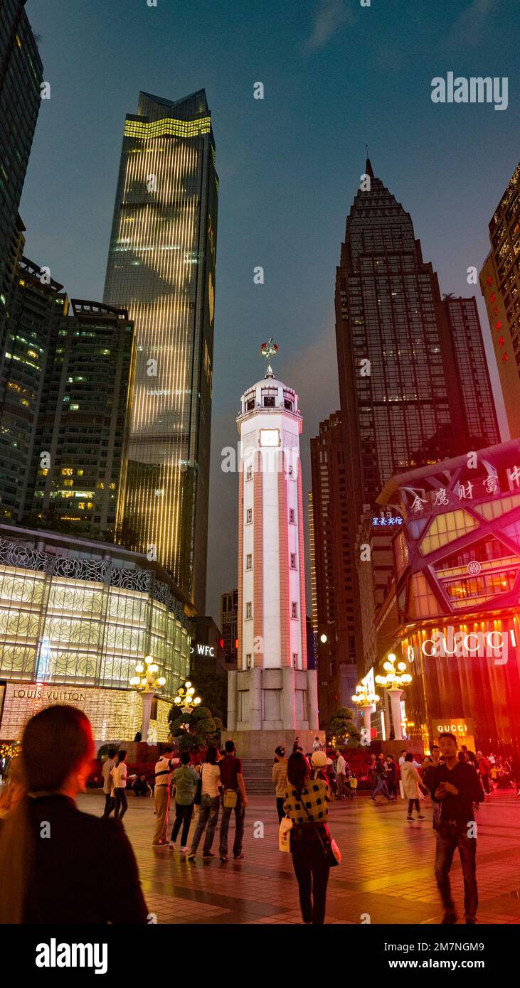 Chongqing People's Liberation Monument, Liberation Square, Monument ...
