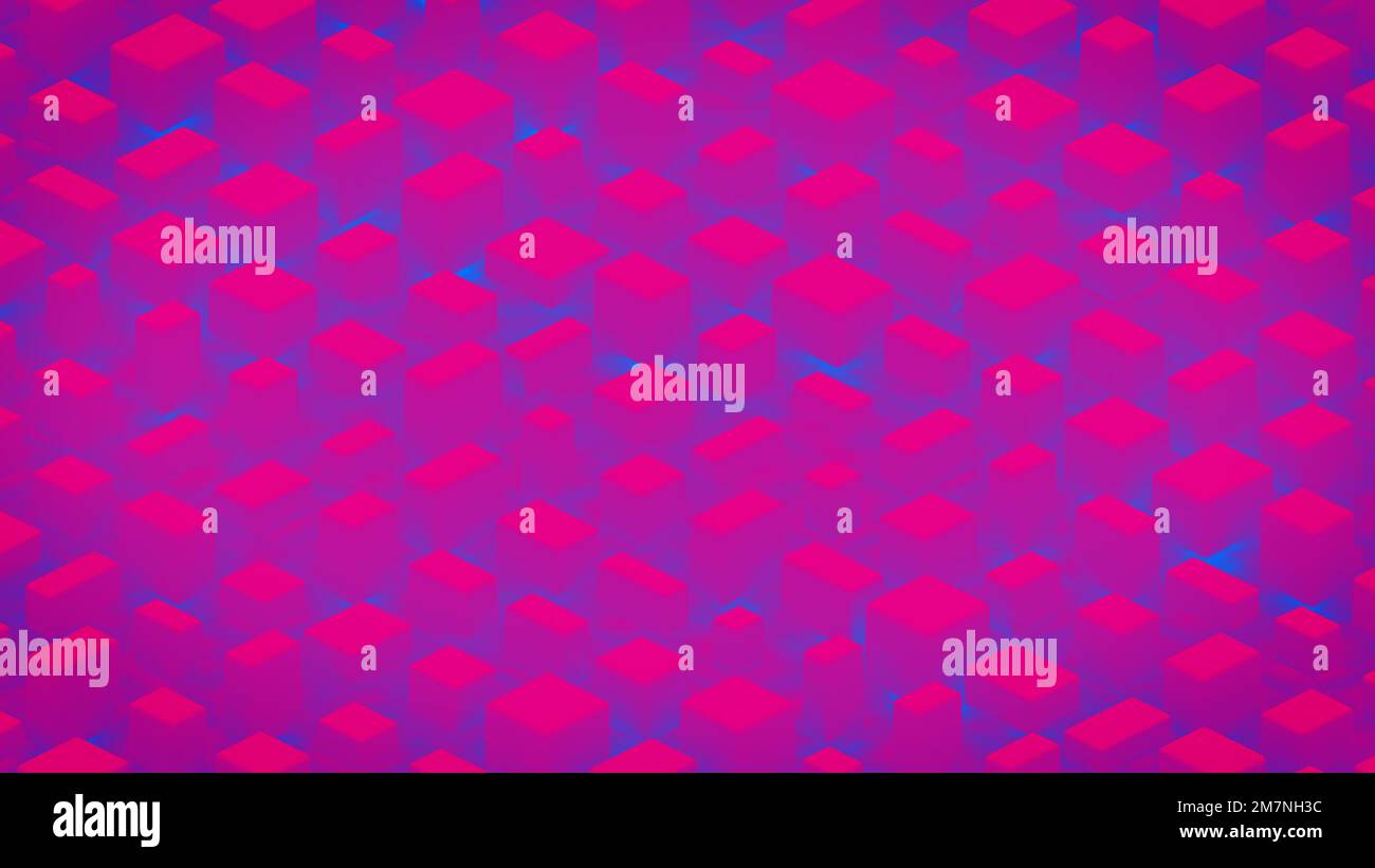Fantastic acid colors blocks geometrical pink backdrop - abstract 3D ...