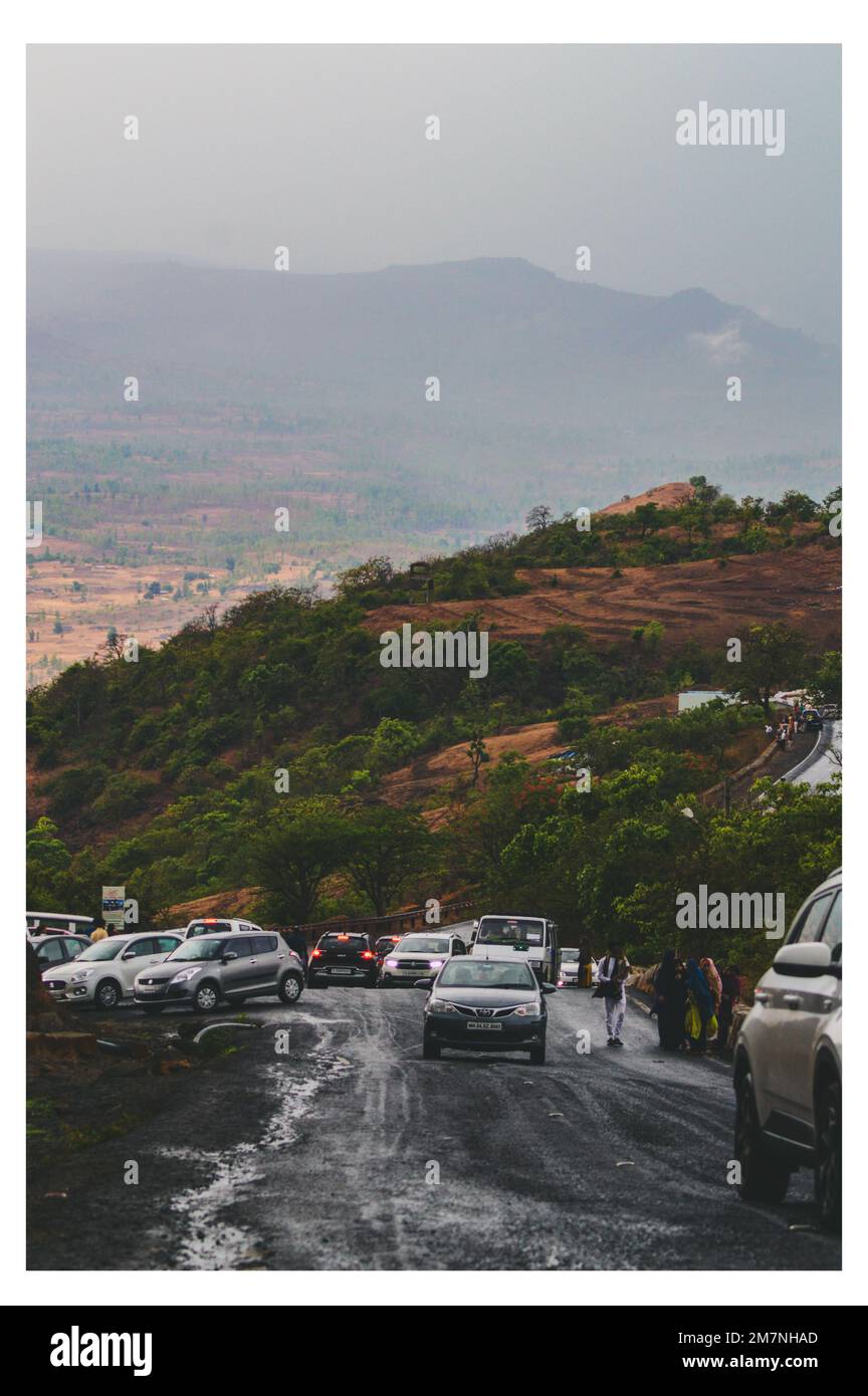 Sunset on mountains Cut Out Stock Images & Pictures - Alamy