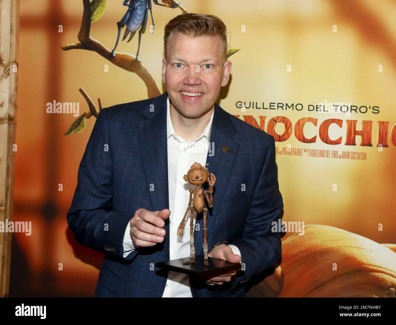 Brian Leif Hansen attends the premiere of "Guillermo del Toro's ...
