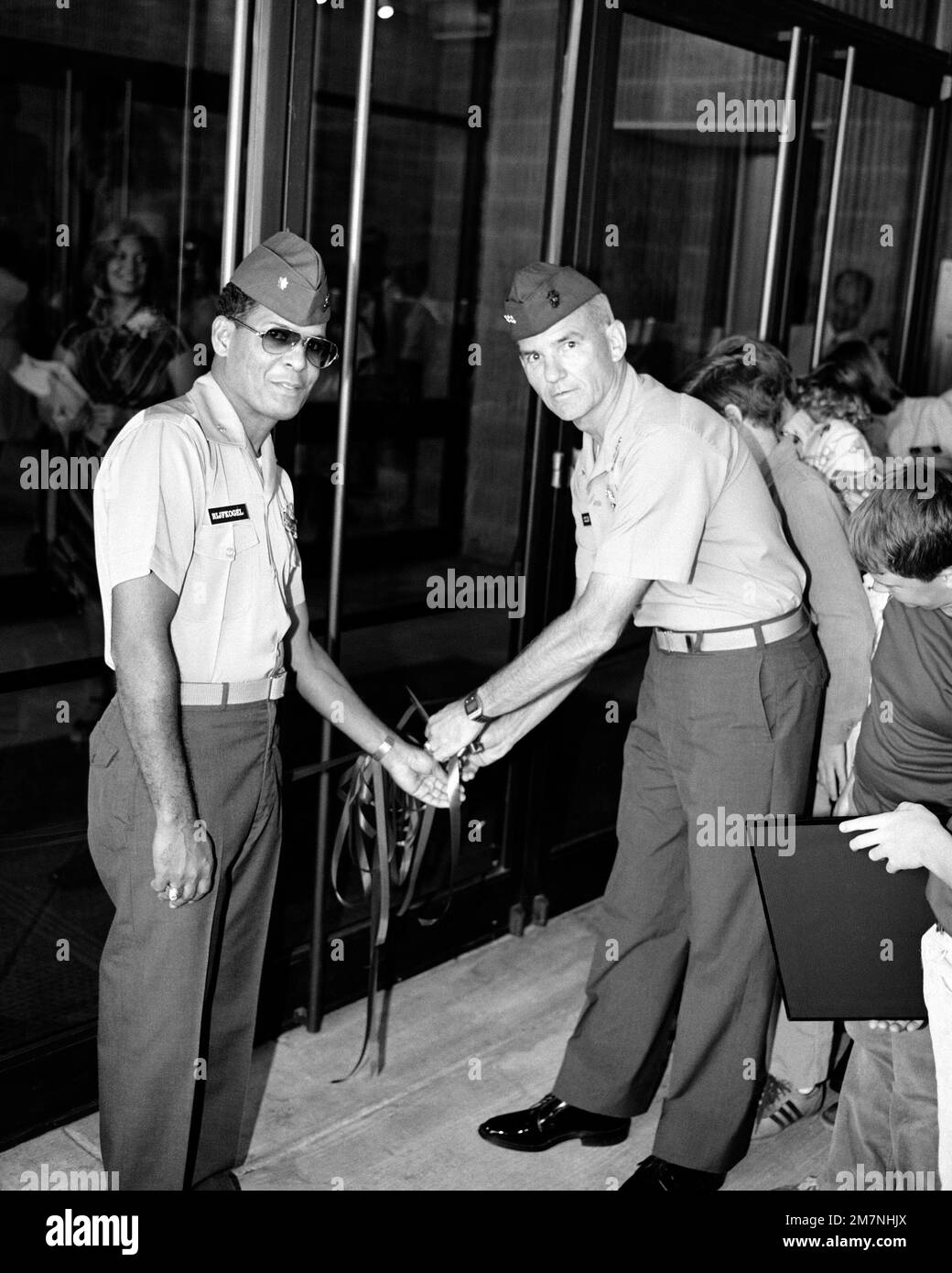 MAJ Herman Rijfkogel, officer in charge of the new Marine Corps ...