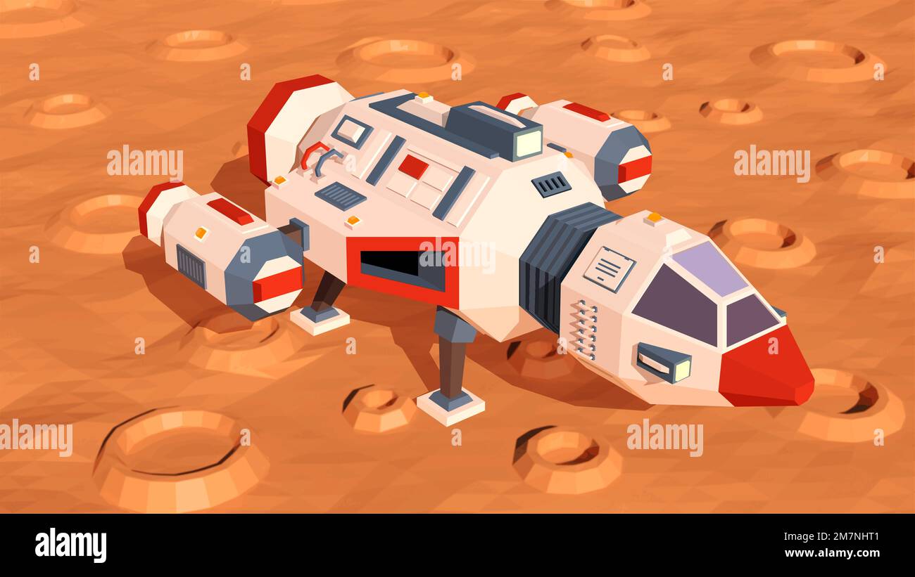 Galaxy planet desert surface Stock Vector Images - Alamy