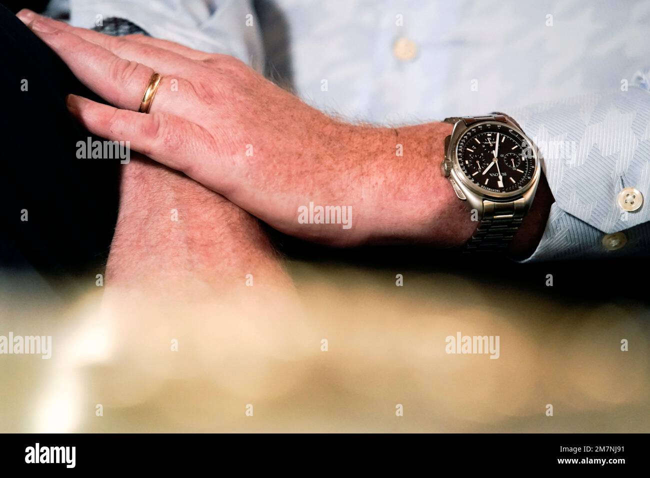 Brian Lilly during an interview with The Associated Press, Thursday ...