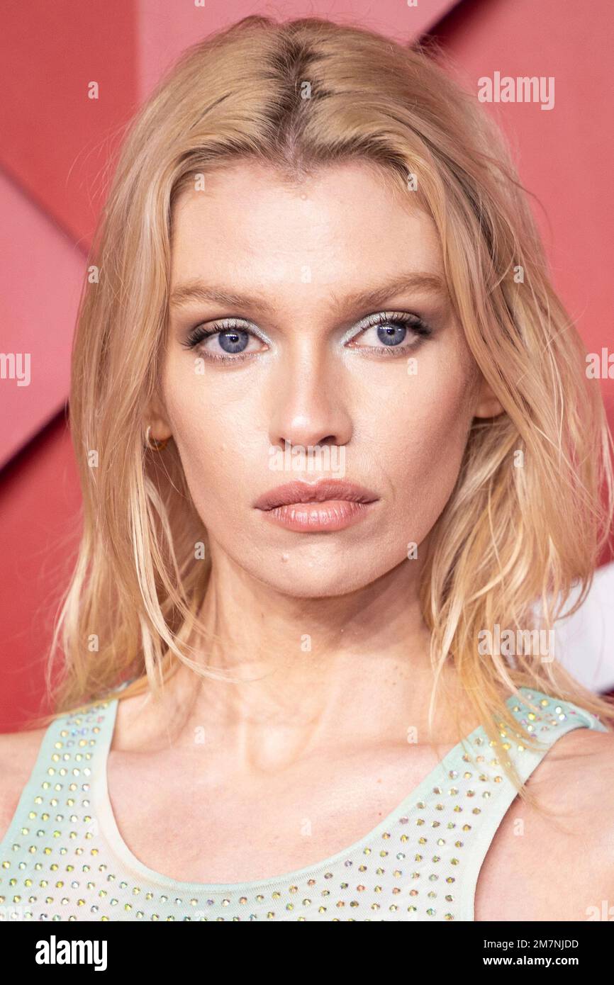 Stella Maxwell poses for photographers upon arrival at the British ...