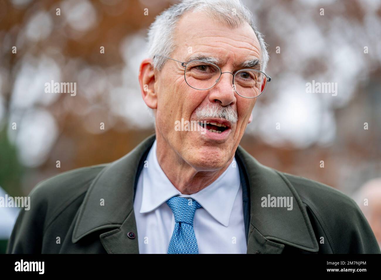 Former Solicitor General Donald Verrilli Jr. speaks outside the Supreme ...