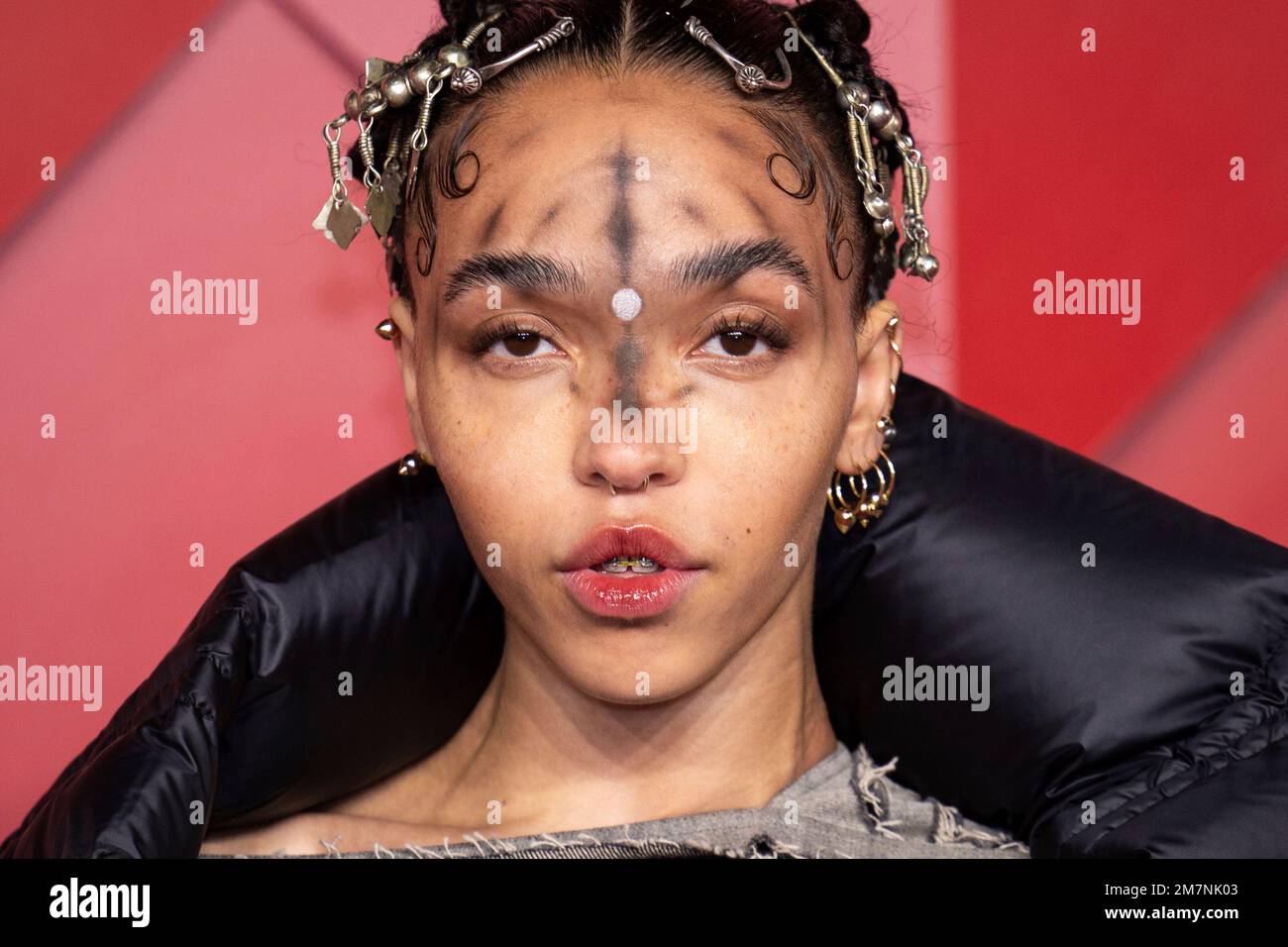 Tahliah Debrett Barnett, known professionally as FKA Twigs, poses for ...