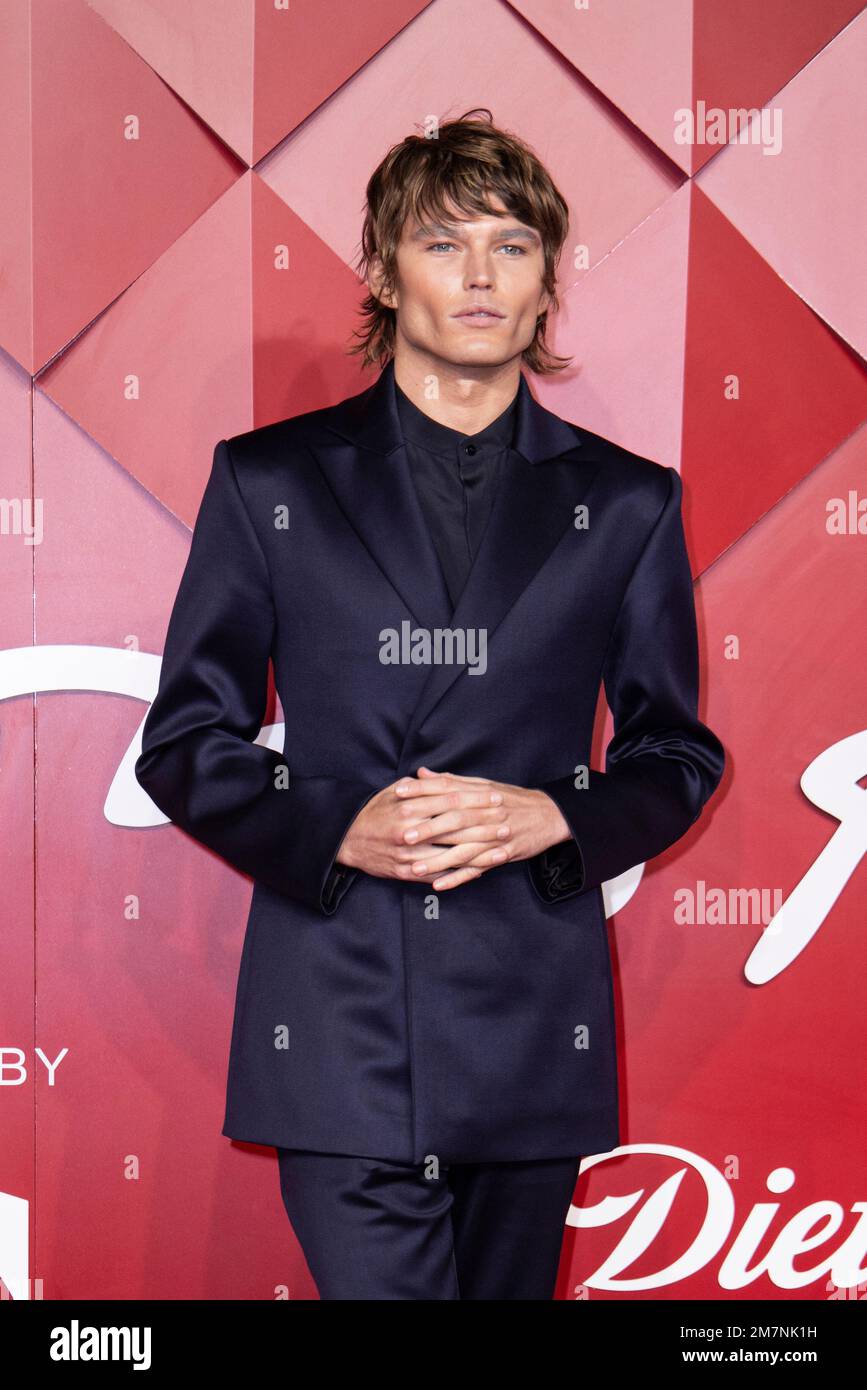 Jordan Barrett poses for photographers upon arrival at the British ...
