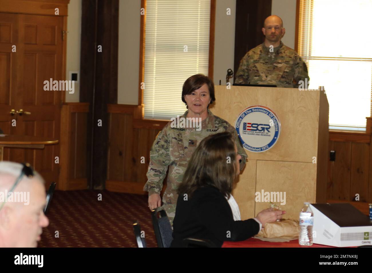 U.S. Army Brig. Gen. Laura McHugh, Deputy Adjutant General-Army for the ...