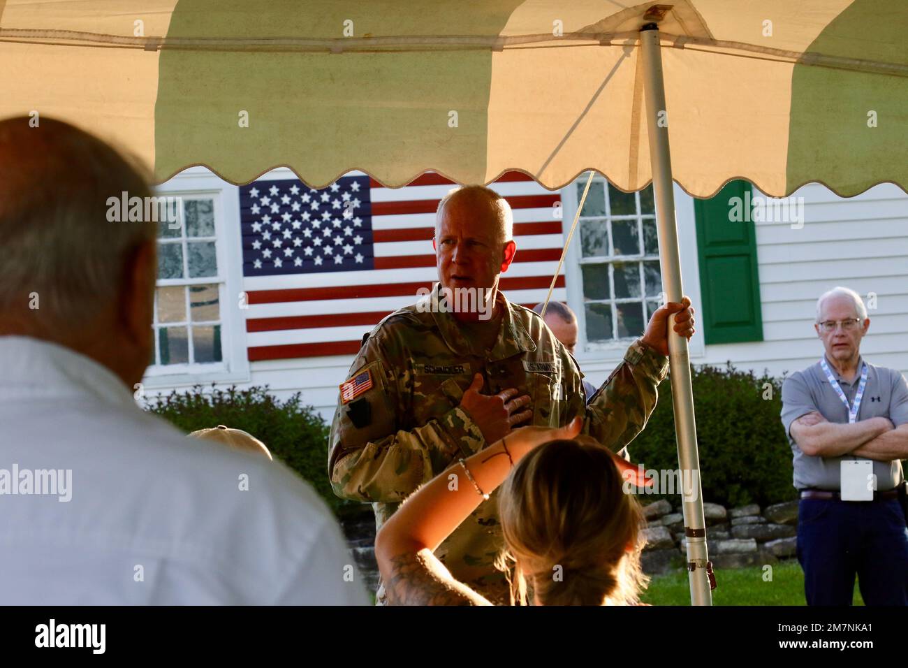 U.S. Army Maj. Gen. Mark Schindler, the Adjutant General of ...
