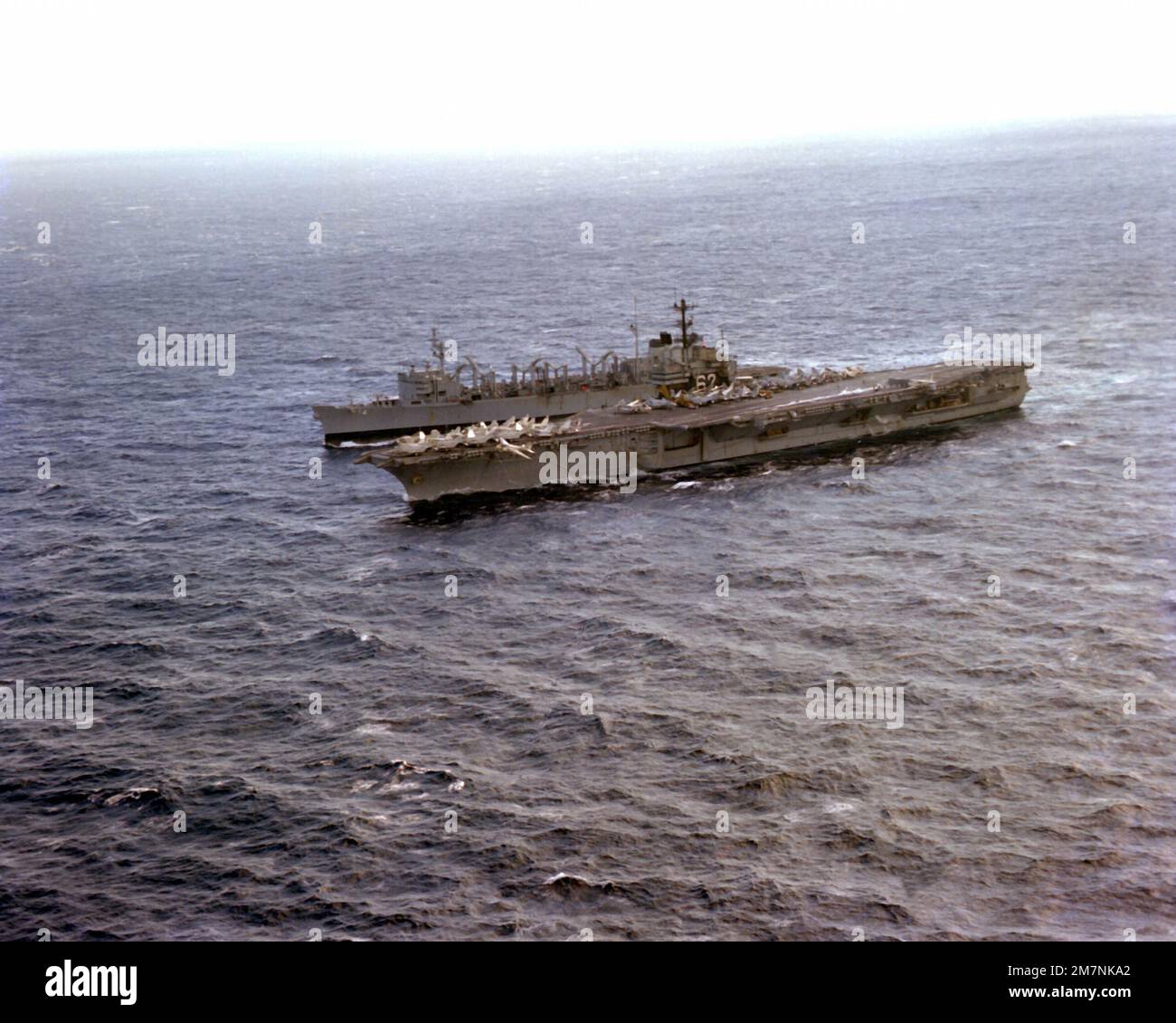 A Port View Of The Aircraft Carrier Uss Independence Cv 62 With The