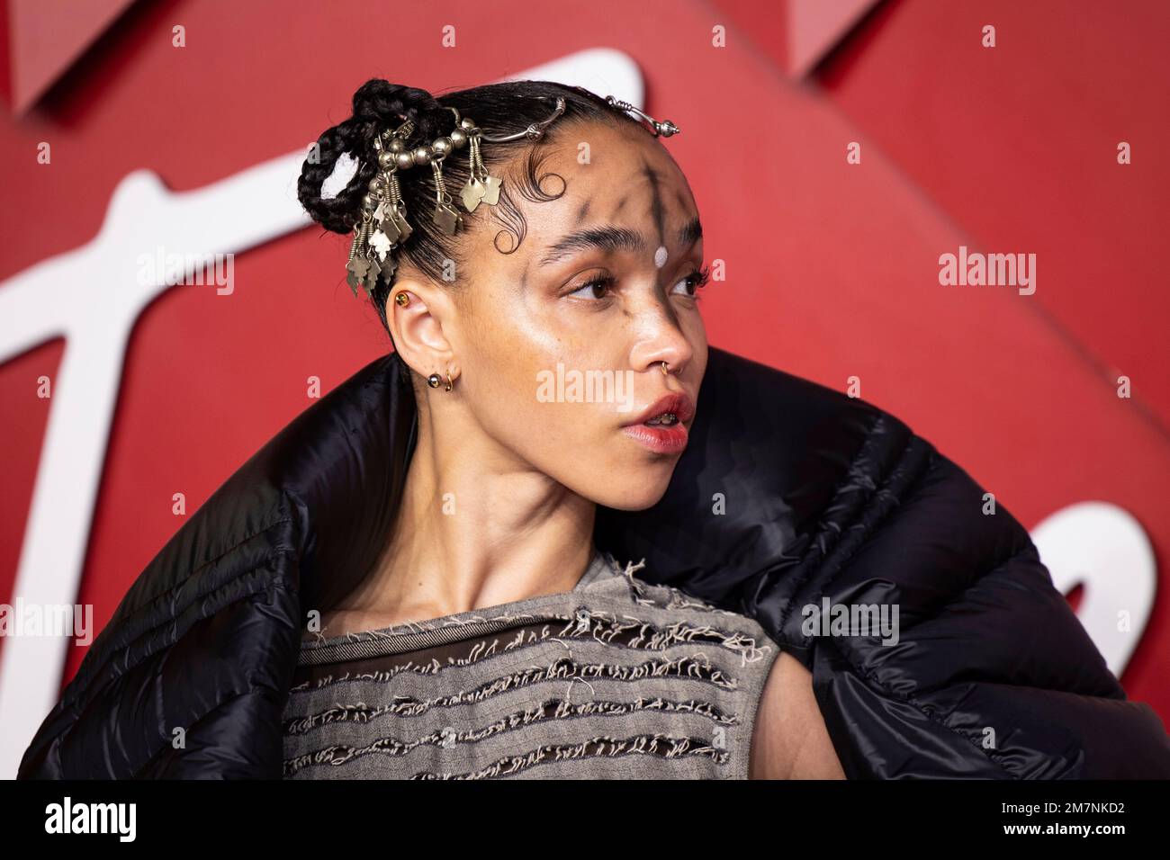 Tahliah Debrett Barnett, known professionally as FKA Twigs, poses for ...