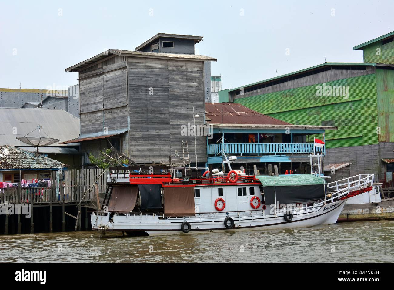 ship, Kumai, Kalimantan, Borneo island, Indonesia, Asia Stock Photo - Alamy